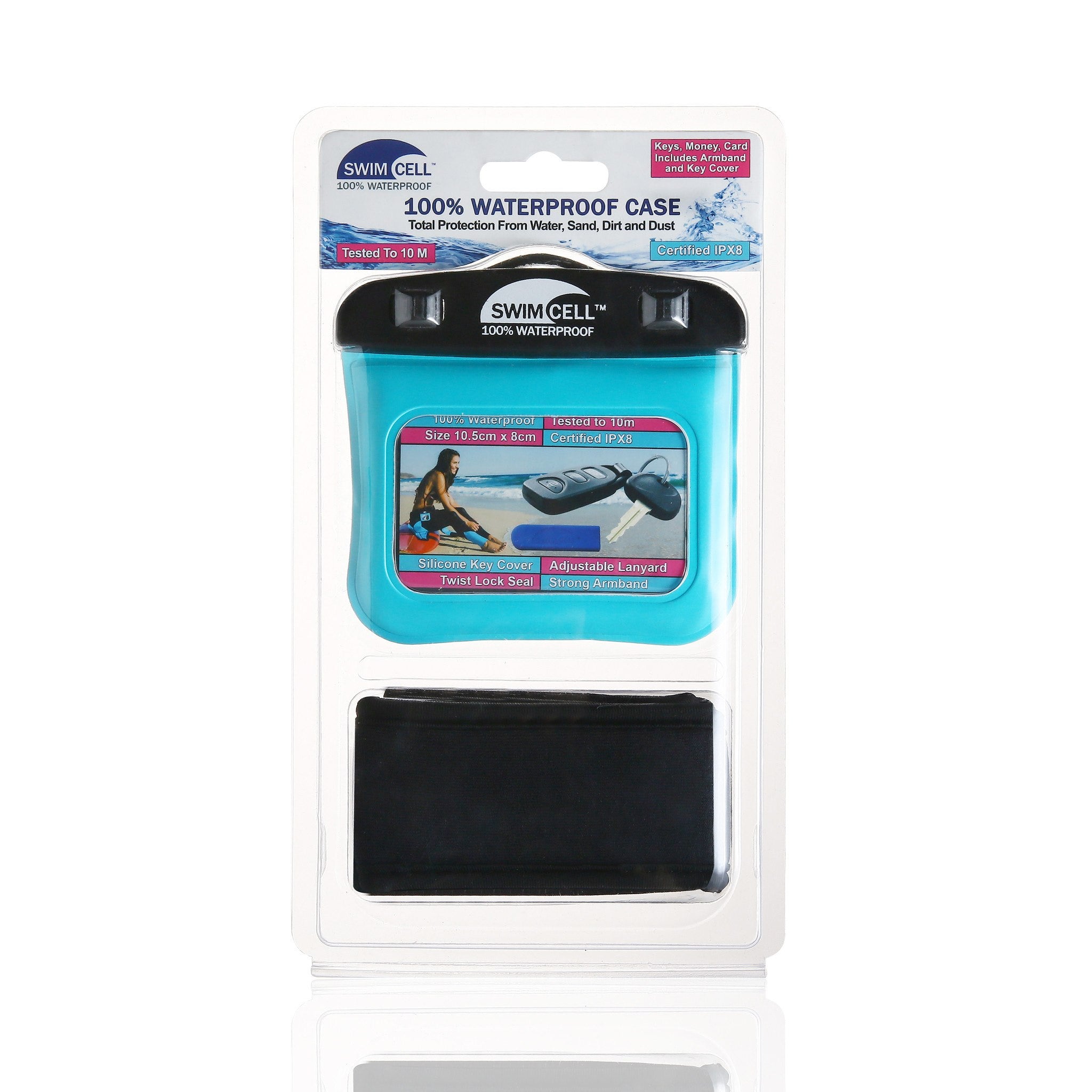 SwimCell Waterproof Key Holder Armband