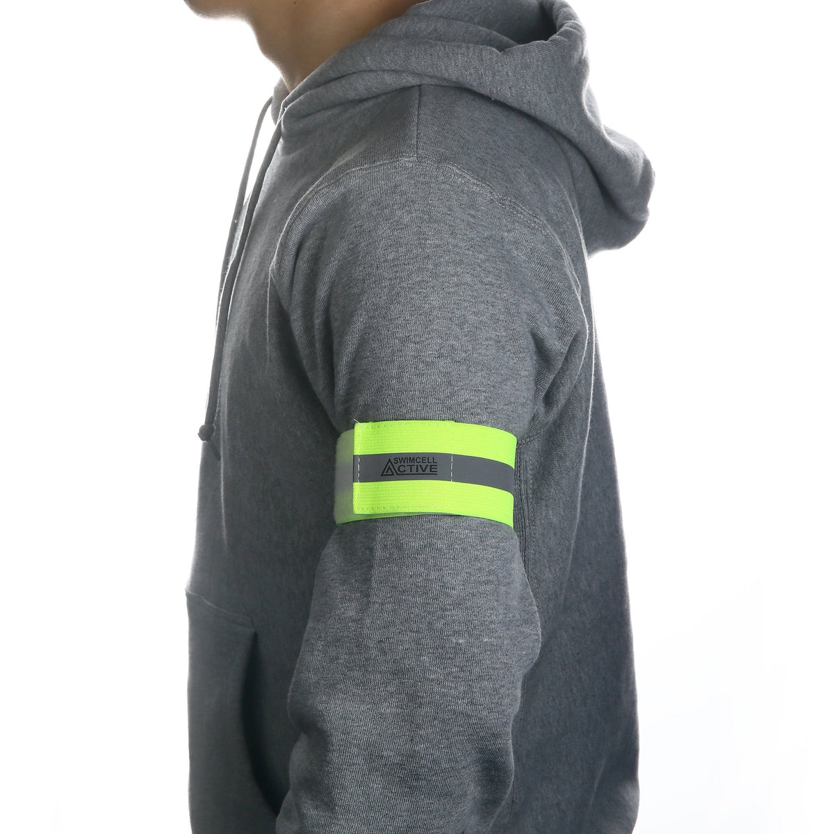 Hi-Vis Reflective Neon Armband. Pack of 2. - SwimCell