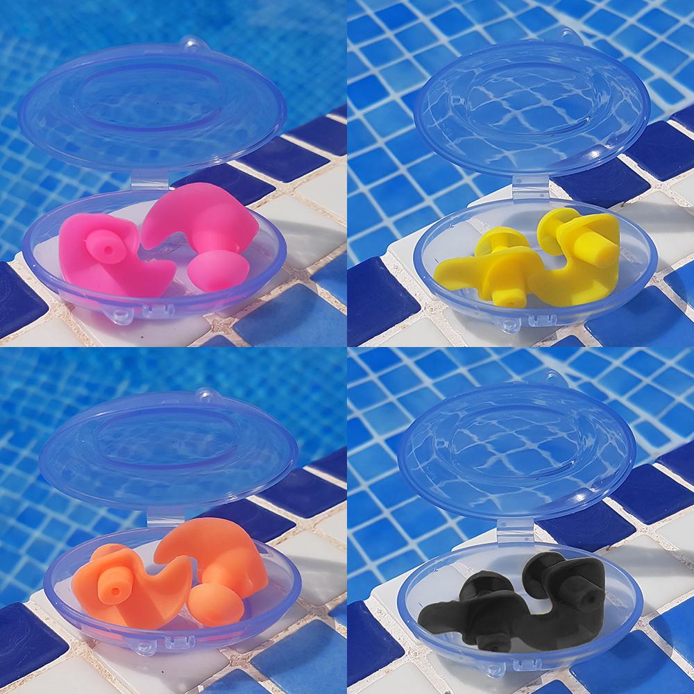 Waterproof Earplugs for Swimming. Adult Size.