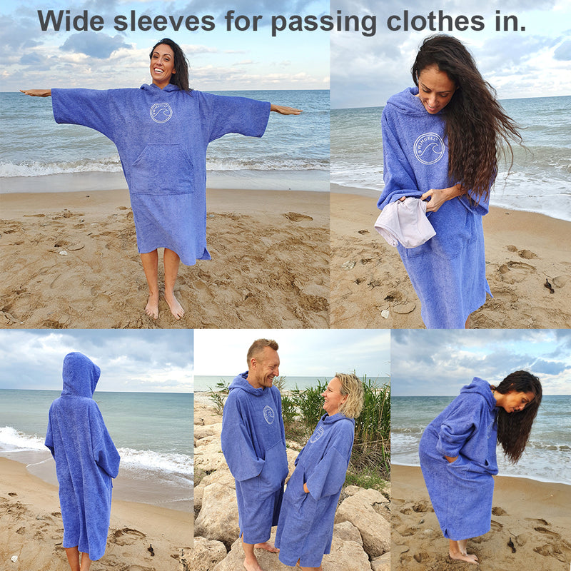 Towelling Changing Robe 100% Cotton